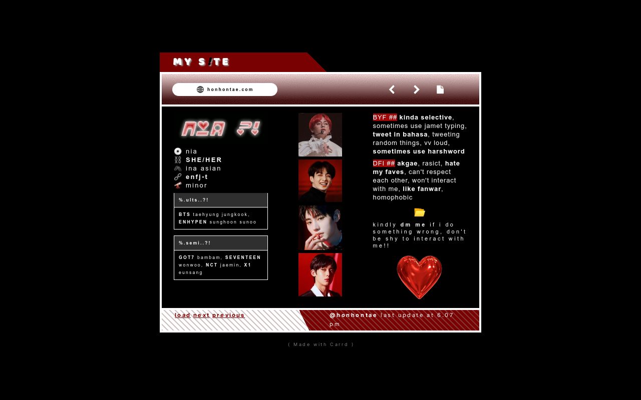 Read My Carrd Byf
